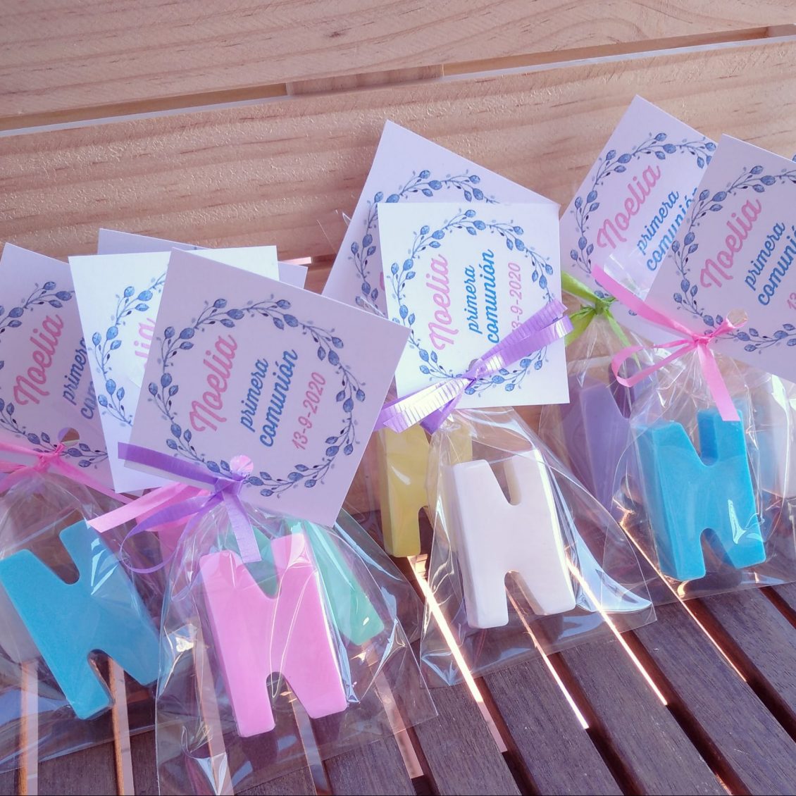 🧼 Letras Maxi de Jabón Decorativo - La Luna de Bea.