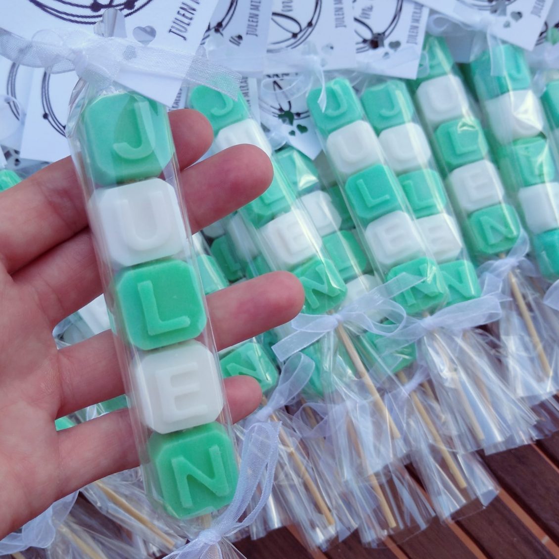 🧼 Letras de Jabón Decorativo - La Luna de Bea.